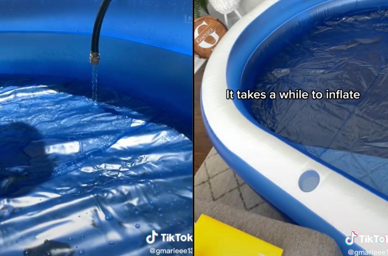 Tiktok Has Users Loving This Inflatable Pool From Walmart