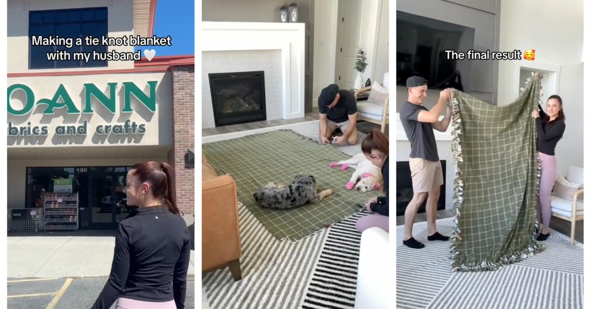 TikTok’s Blanket Trend: Make a Unique and No-Sew Reversible Blanket