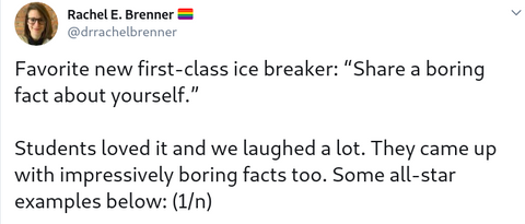 Professor Asks Students to Tell Most Boring Facts About Themselves and ...