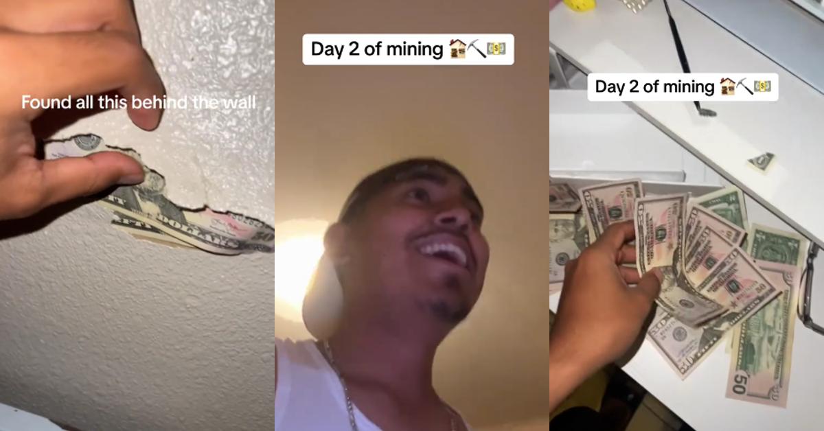 Money in Apartment Wall