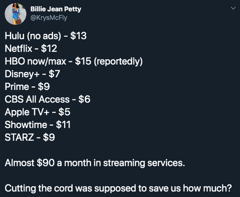 Here's How Much These Streaming Services Are Actually Costing You