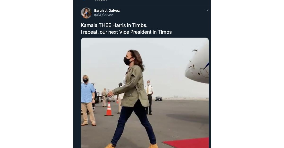 Kamala Harris' Timberlands Have Inspired Some Truly Incredible Memes