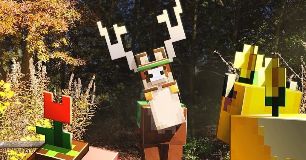 'Minecraft Earth' Introduces the Jolly Llama in Mobile Game