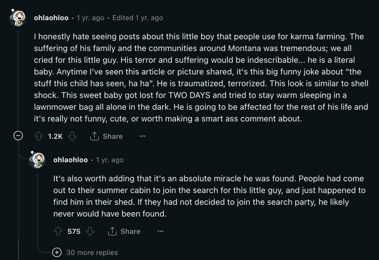 Where Is Ryker Webb Now? Survived Wilderness at 3 Years Old