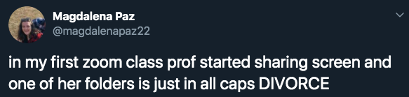 Turns out Online Classes and Meetings Can Be Very Awkward