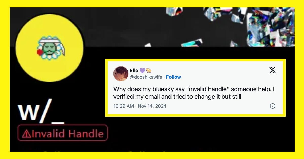 What Does Invalid Handle Mean on Bluesky? Here's What We Know