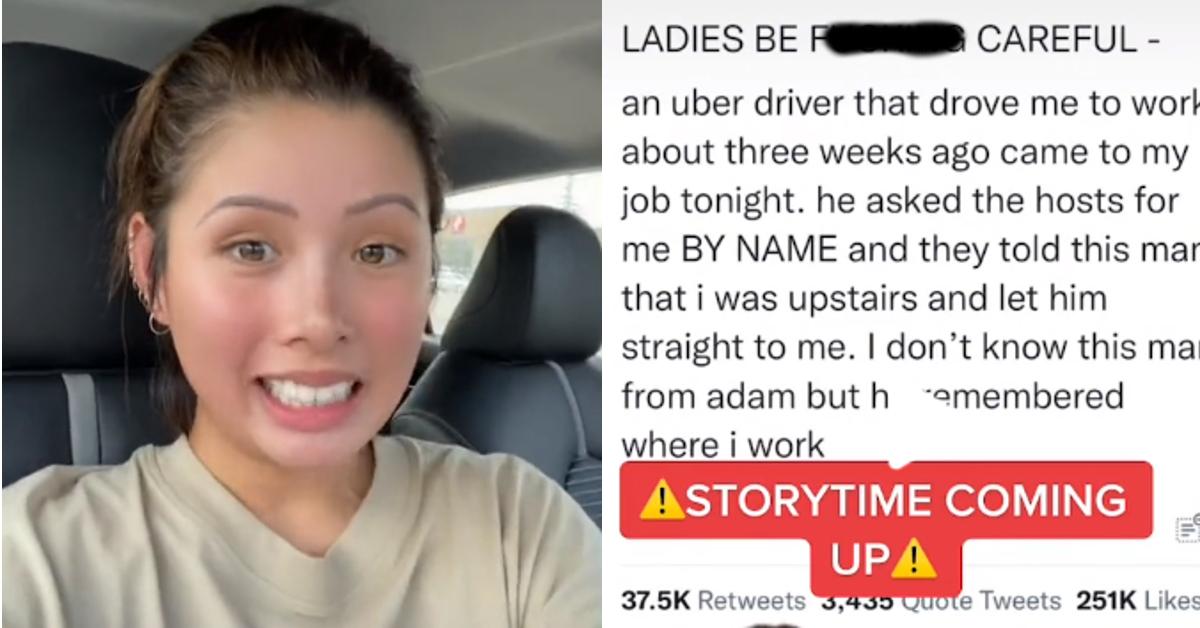 TikToker’s ”Creepy” Uber Driver Gets Cops Called On Him