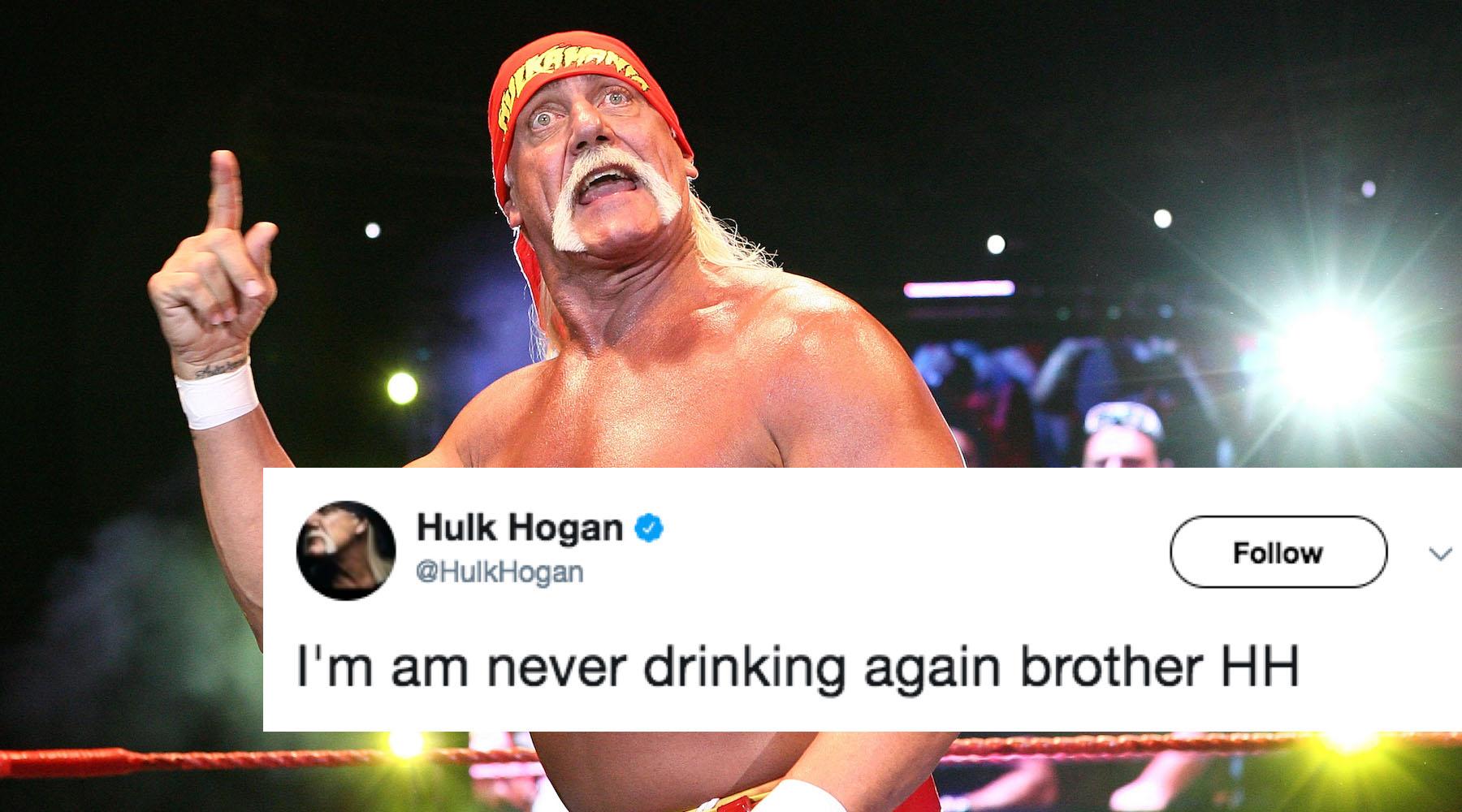 Hulk Hogan Tweeted About His Hangover And The Internet Lost It