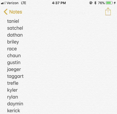 This Woman Posted All the "Best White Boy Names" She's Seen on Twitter ...