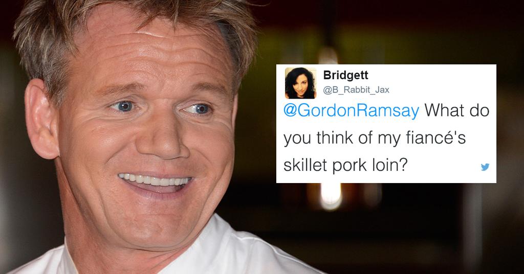 Gordon Ramsay Complimented Someone's Cooking On Twitter