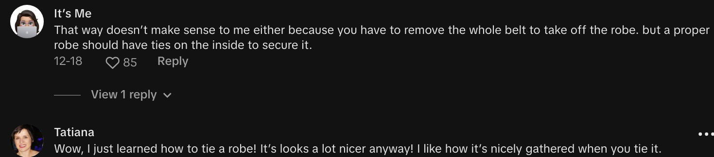 We’ve Been Tying Our Bathrobes Wrong This Entire Time