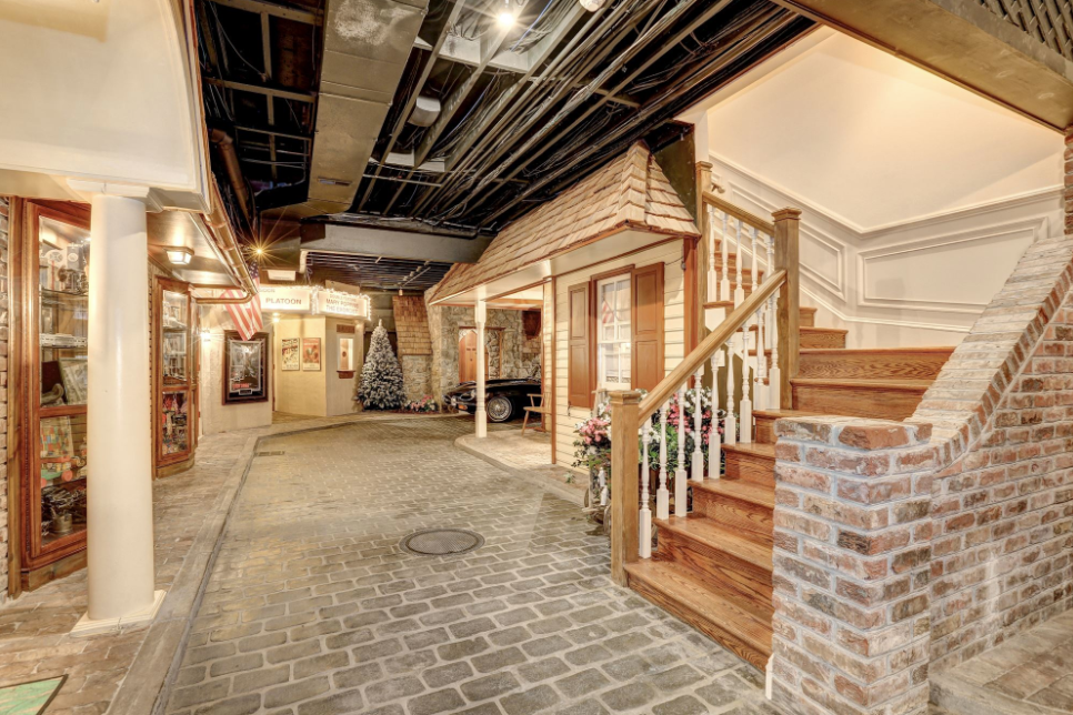 This Mansion Has an Entire Fake Town as Its Basement
