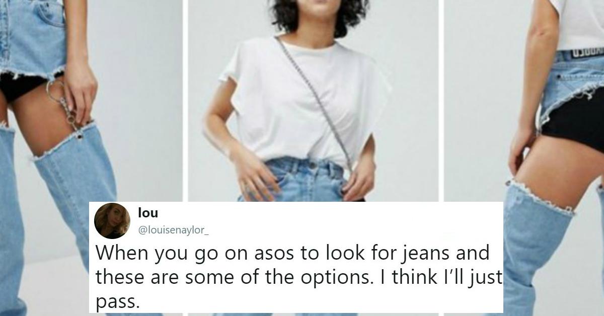 These "Half-Jeans" Are the Latest Trend Twitter Is Freaking Out About