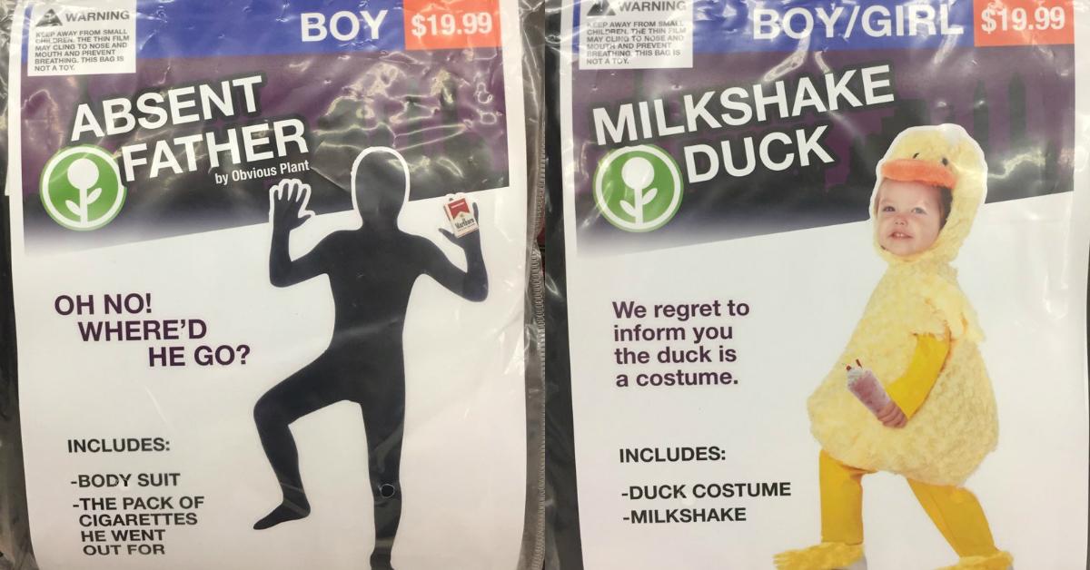 This Guy Planted Obviously Fake Halloween Costumes In Stores