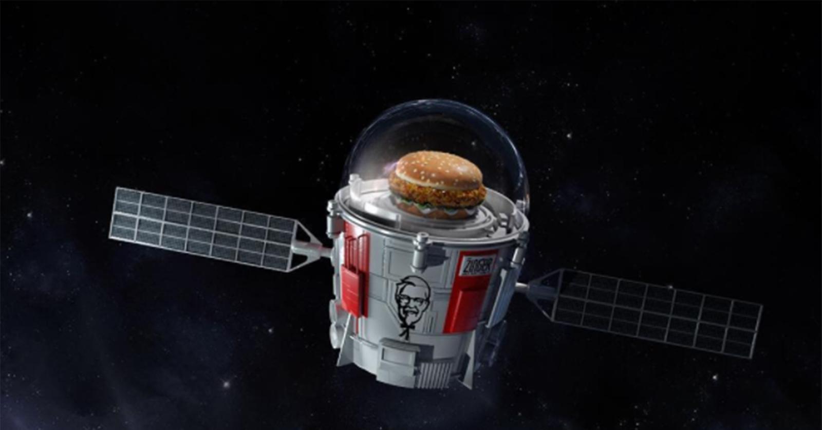 KFC Is Officially Launching A Chicken Sandwich Into Space