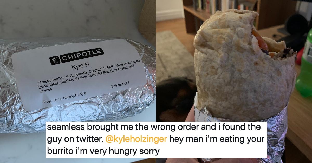 This Man Was Delivered the Wrong Burrito, So He Found the Right Person ...