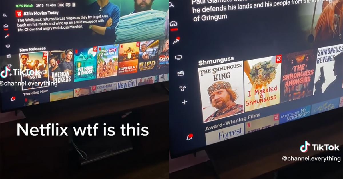 Netflix's Shmunguss Category: TikToker Shares "Experience"
