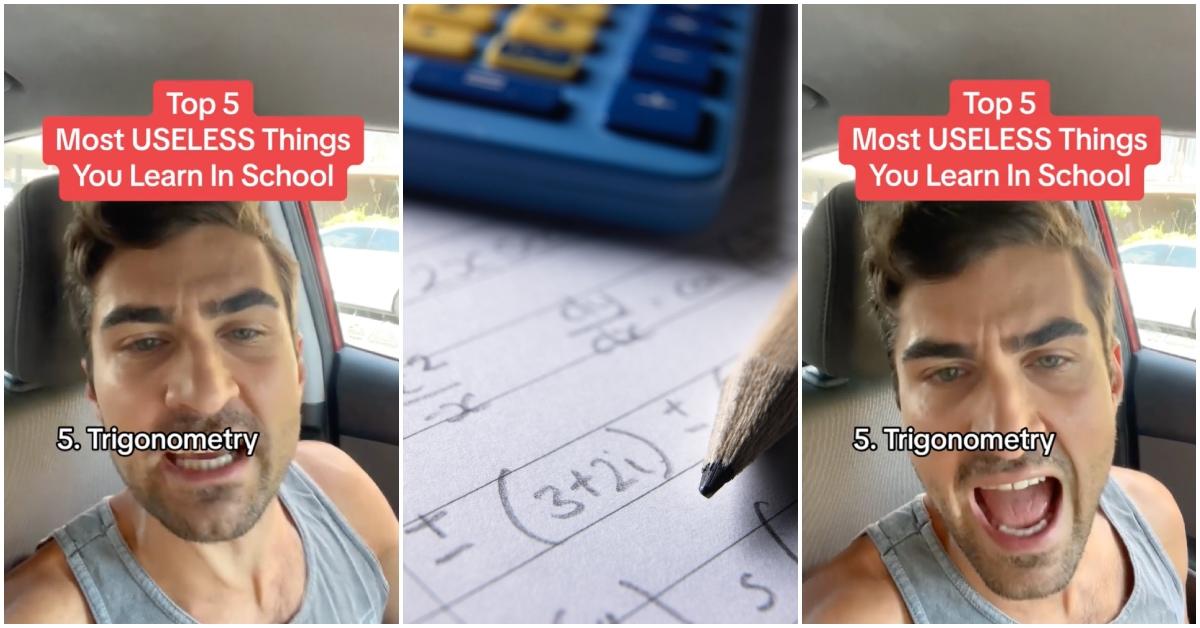 Guys Shares Top Five Useless Things We Learn in School