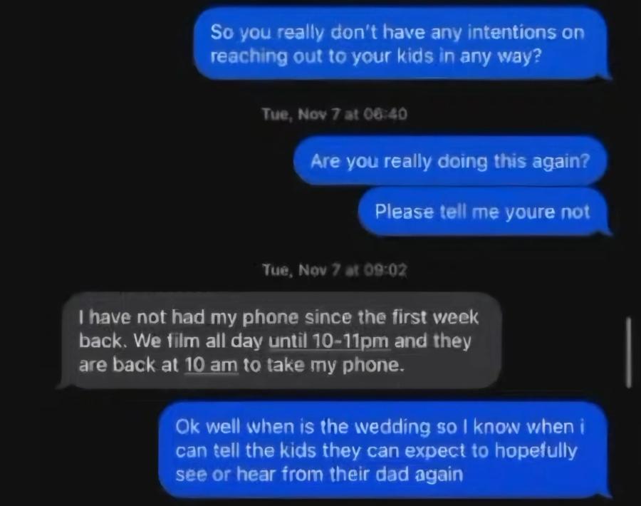 Love Is Blind: Tyler's Text Messages With Baby Mama Revealed