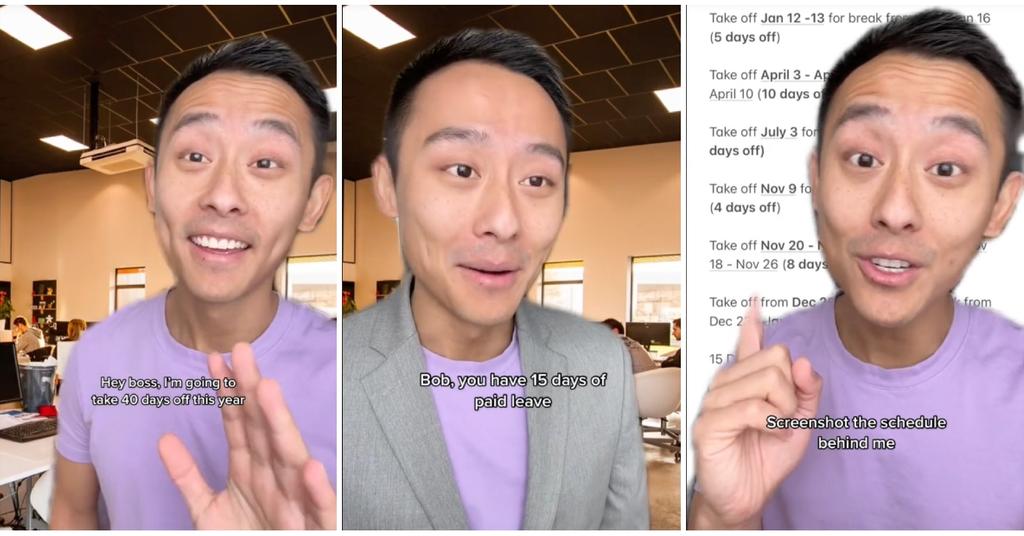 PTO Hack: Man Shares How to Get 40 Days Off a Year