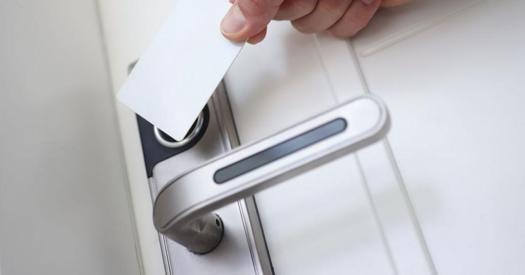 Mom Installs Electronic Lock on Her Bedroom Door