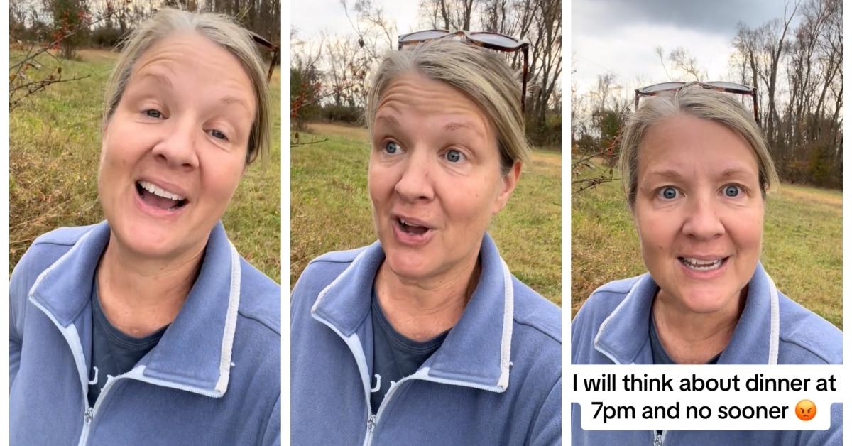 When Is the Appropriate Time to Start Thinking About Dinner?