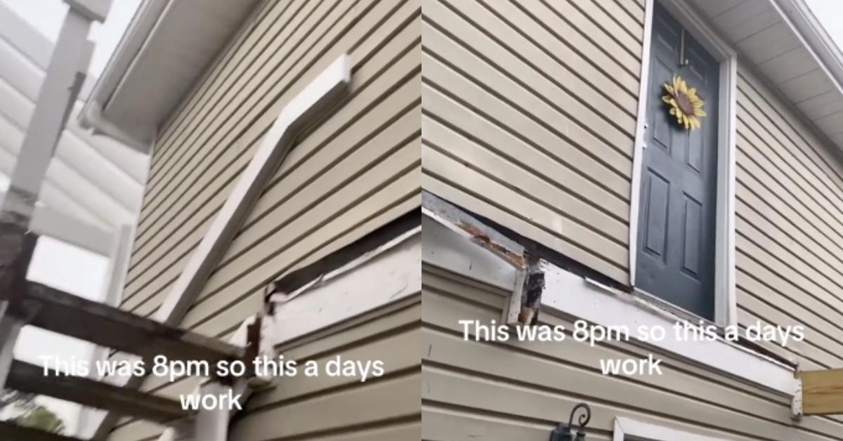 Tenant Returns to Apartment Complex to Find Stairs Collapsed