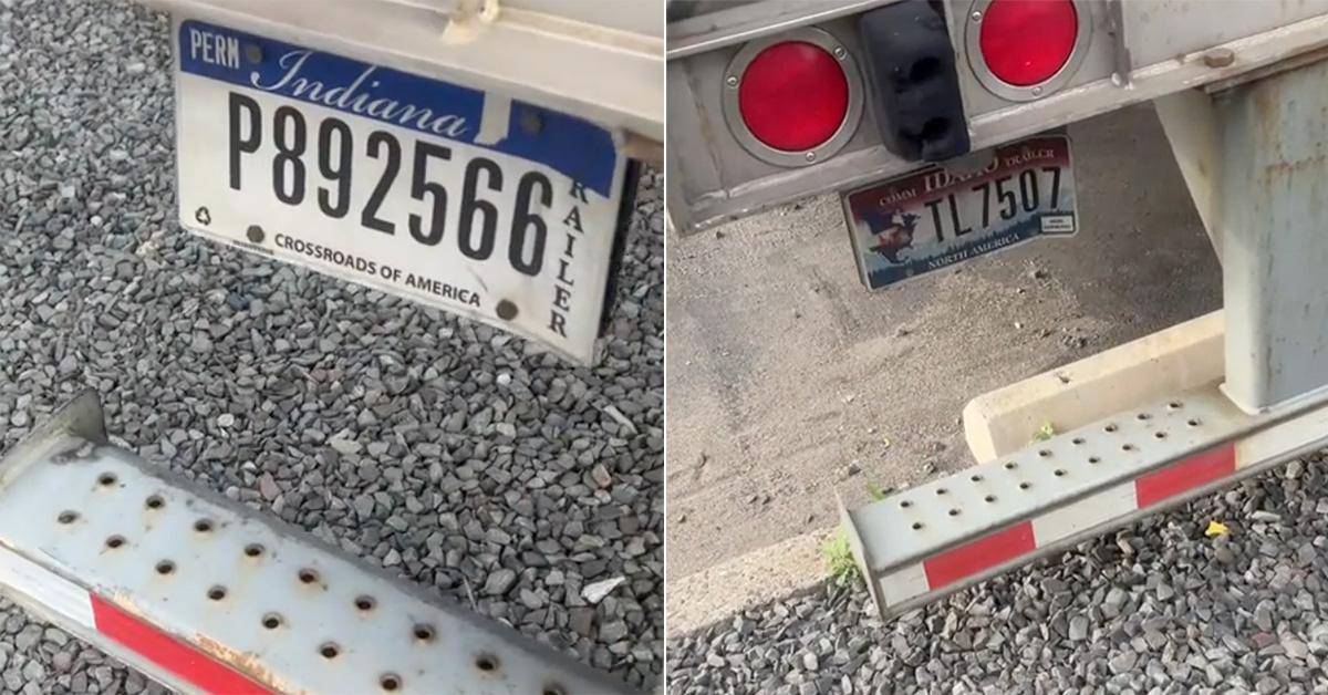 Why Do Truckers Have Bent License Plates? Explaining the Trend