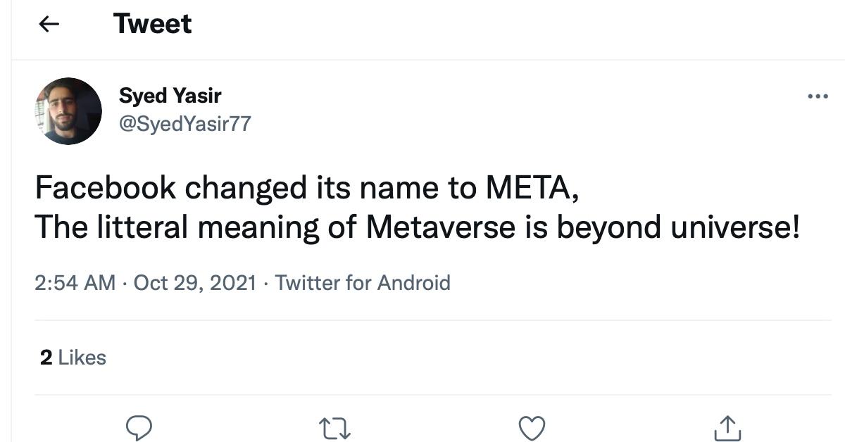 Meta Name Meaning: What Does Facebook's Name Change Mean?