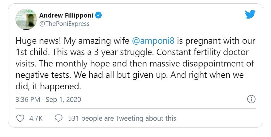 What Happened to Andrew Fillipponi's Son? Details on His Little Boy