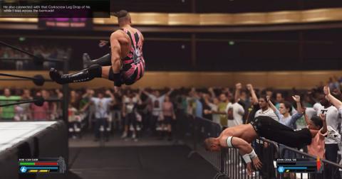 How to Get the Corkscrew Leg Drop in 'WWE 2K23'