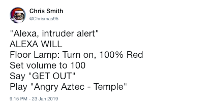 This Alexa Intruder Alert Is the Latest Meme to Make the Rounds