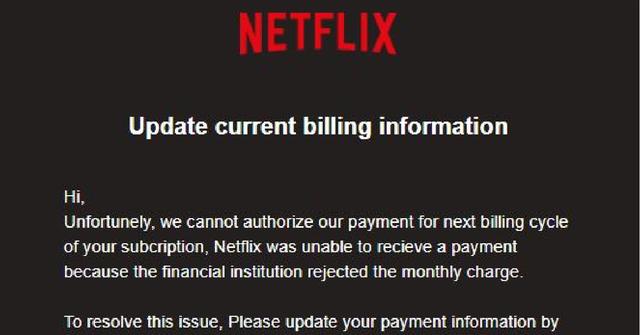Watch out for This Netflix Phishing Email — It’s a Tricky One!
