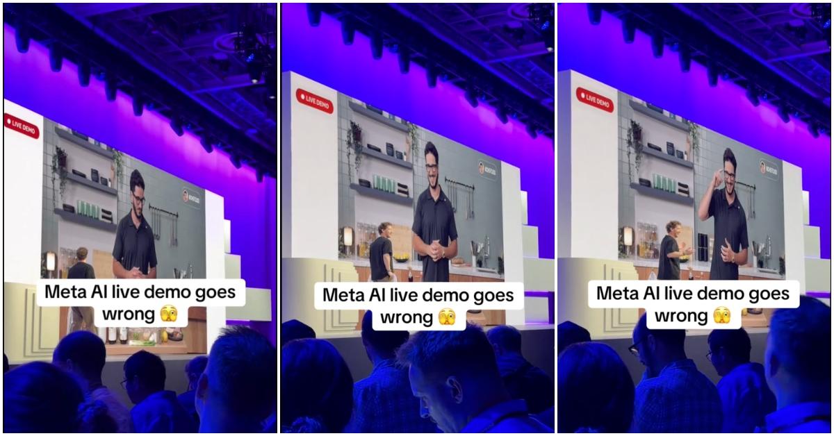 Meta Connect's AI Live Demonstration Fails in Front of Mark Zuckerberg