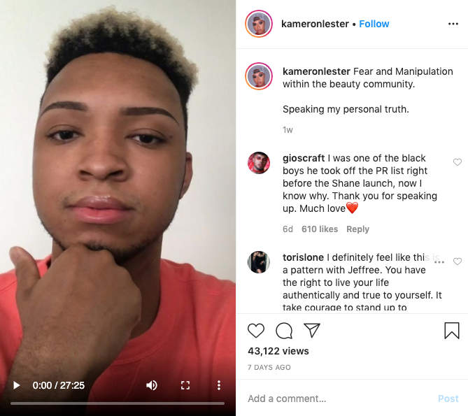 The Kam Lester and Jeffree Star Drama Is Heating Up — What We Know