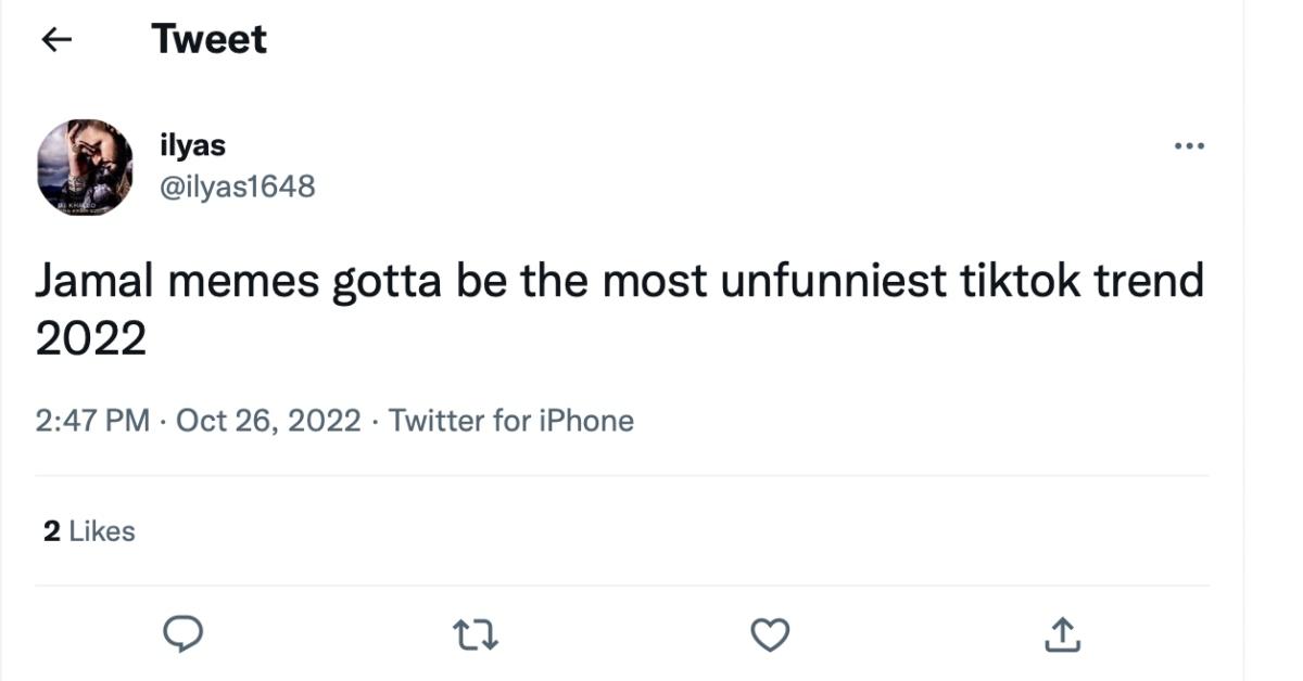 The New "Jamal" Meme on TikTok Has Generated Controversy