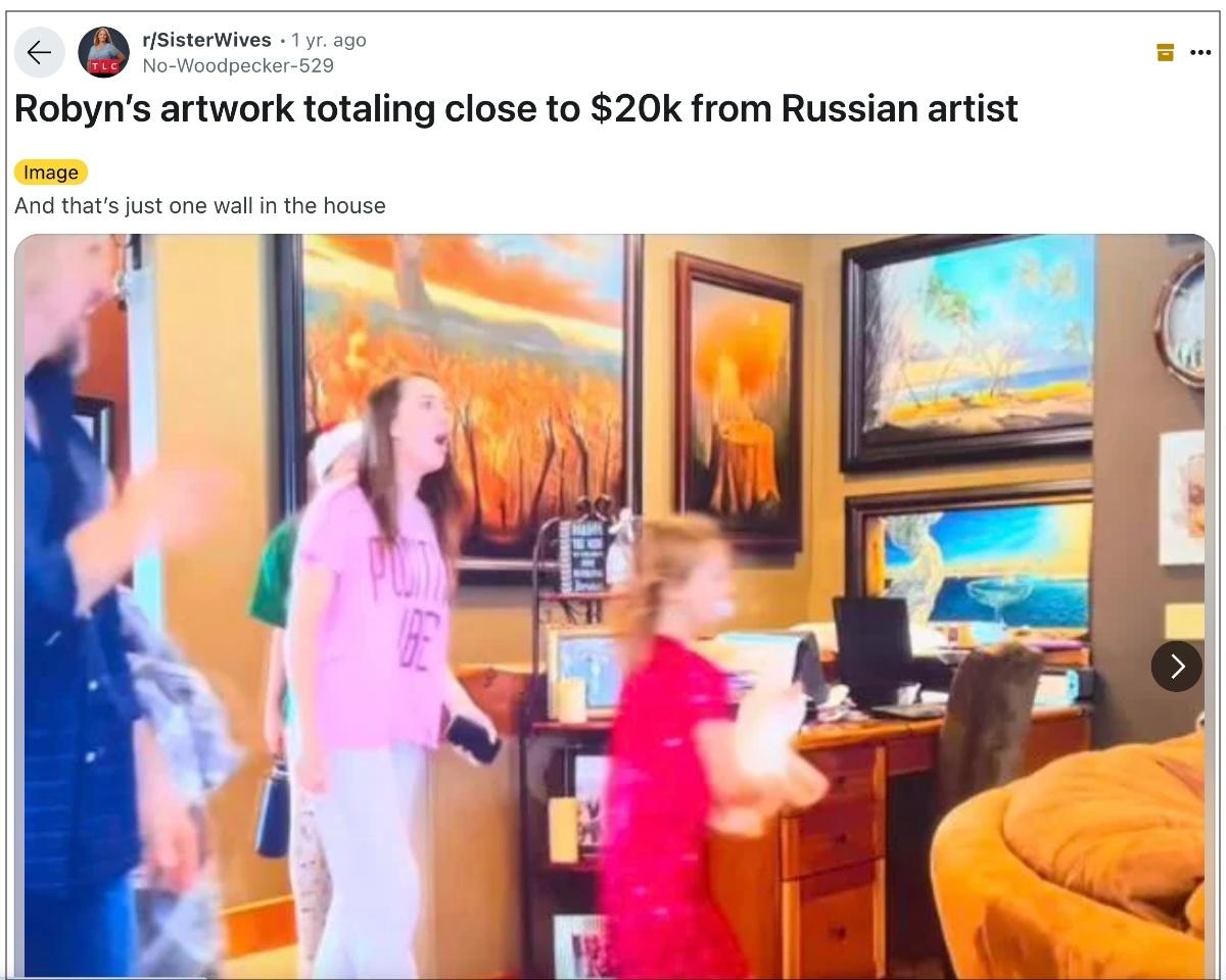 Sister Wives: Robyn's Expensive Art Controversy Explained
