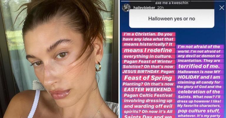 What Is Hailey Bieber's Religion? She Celebrates Halloween