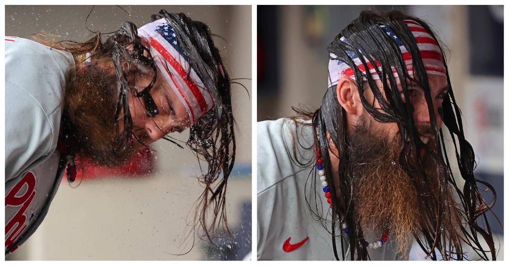 Why Does Brandon Marsh Wet His Hair During MLB Games?