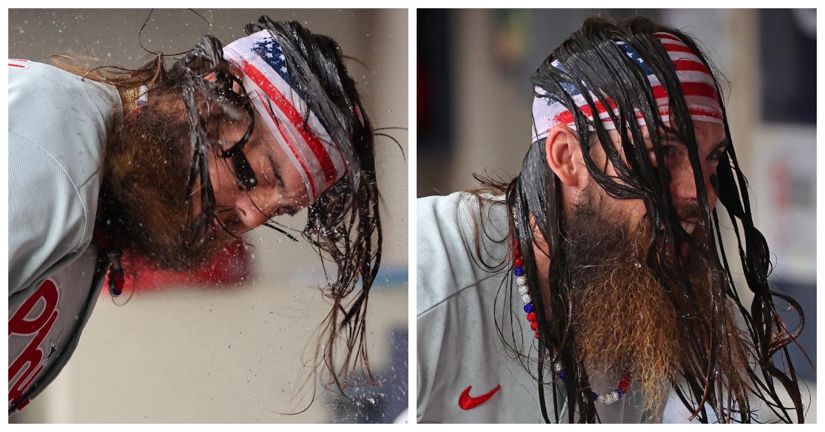Why Does Brandon Marsh Wet His Hair During MLB Games?