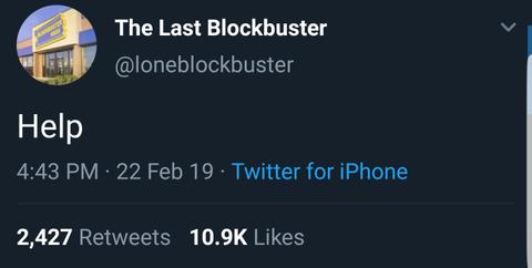 The Last Blockbuster Video Has a Twitter Account That's Very Self-Aware