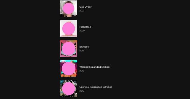 Why Do Kesha's Albums Have a Pink Circle?