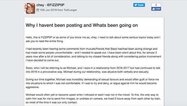 Slazo Drama Explained: YouTuber Accused of Sexual Abuse By Ex