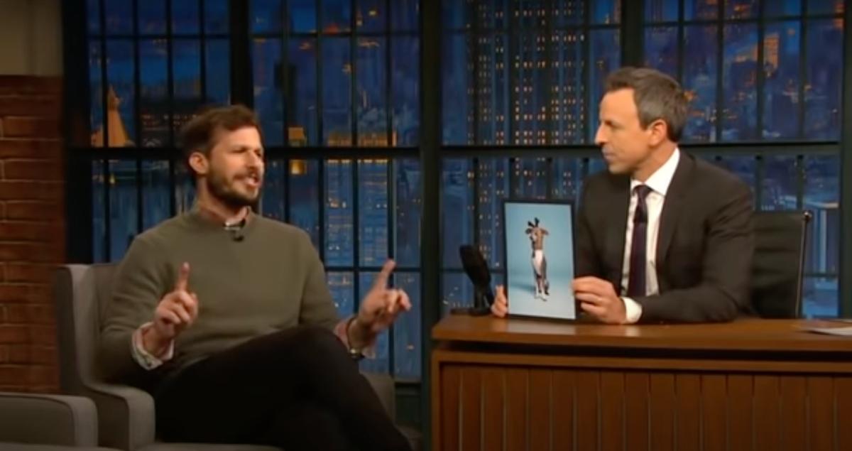 Why Does Andy Samberg Hate Seth Meyers's Dog Frisbee?