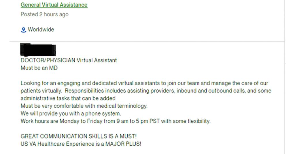 “Infuriating” Job Posting Offers Doctors $5-$6 per Hour