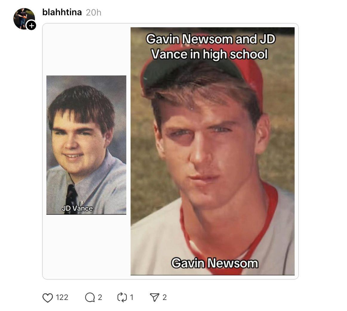 People Can’t Believe This Is Gavin Newsom Without Hair Gel