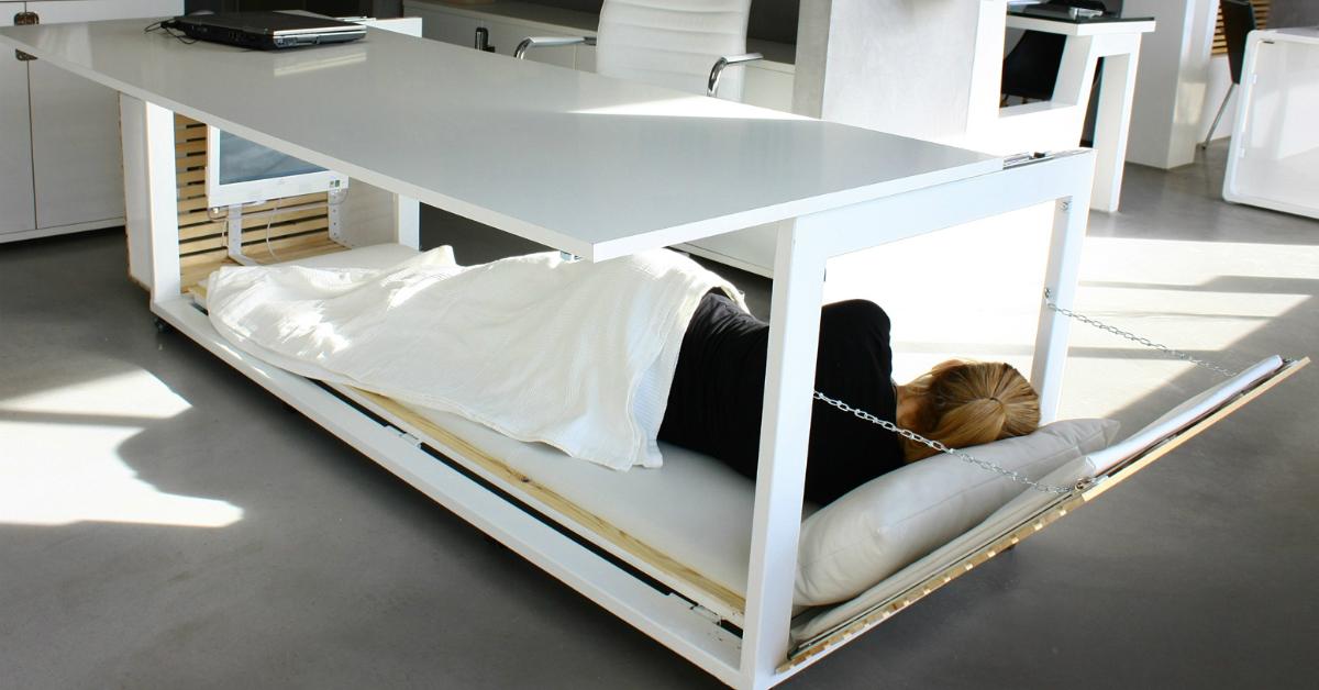 Show Your Boss This "Nap Desk" so They'll Let You Sleep at Work