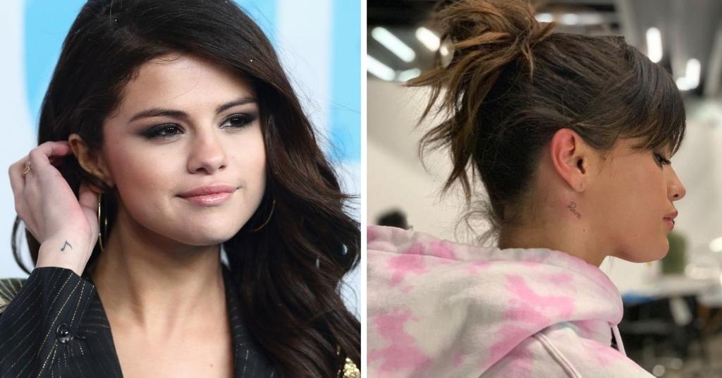 Heres What All Of Selena Gomezs Tattoos Mean 8380
