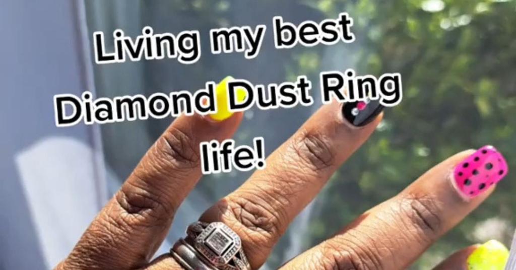 What Is a Diamond Dust Ring? Controversial Gem Explained