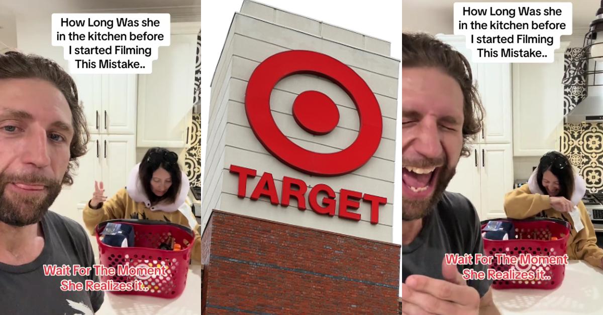 Video Captures Woman Accidentally Stealing Target Basket